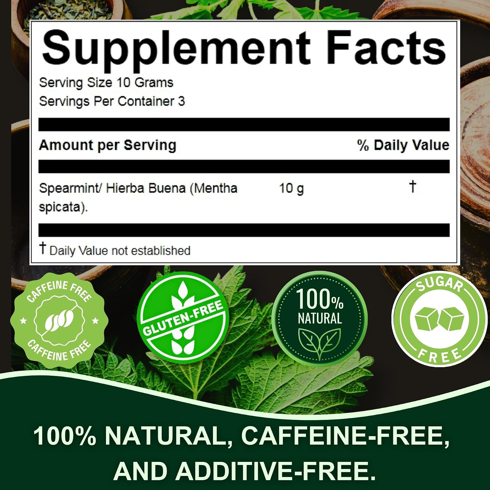 caffeine-free herbal detox tea