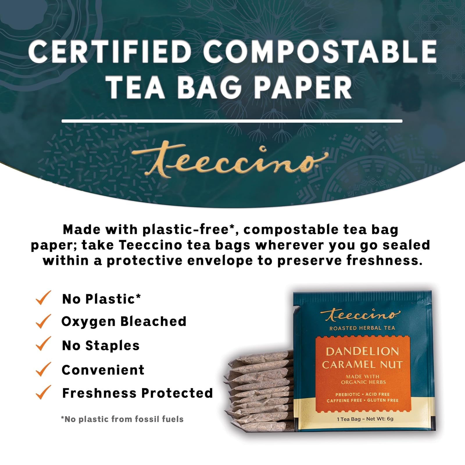Caffeine-free herbal detox tea