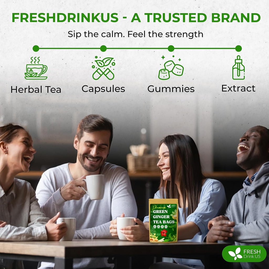 caffeine-free herbal ginger tea