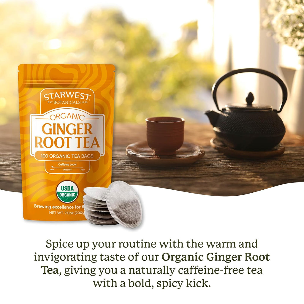 caffeine-free herbal ginger tea