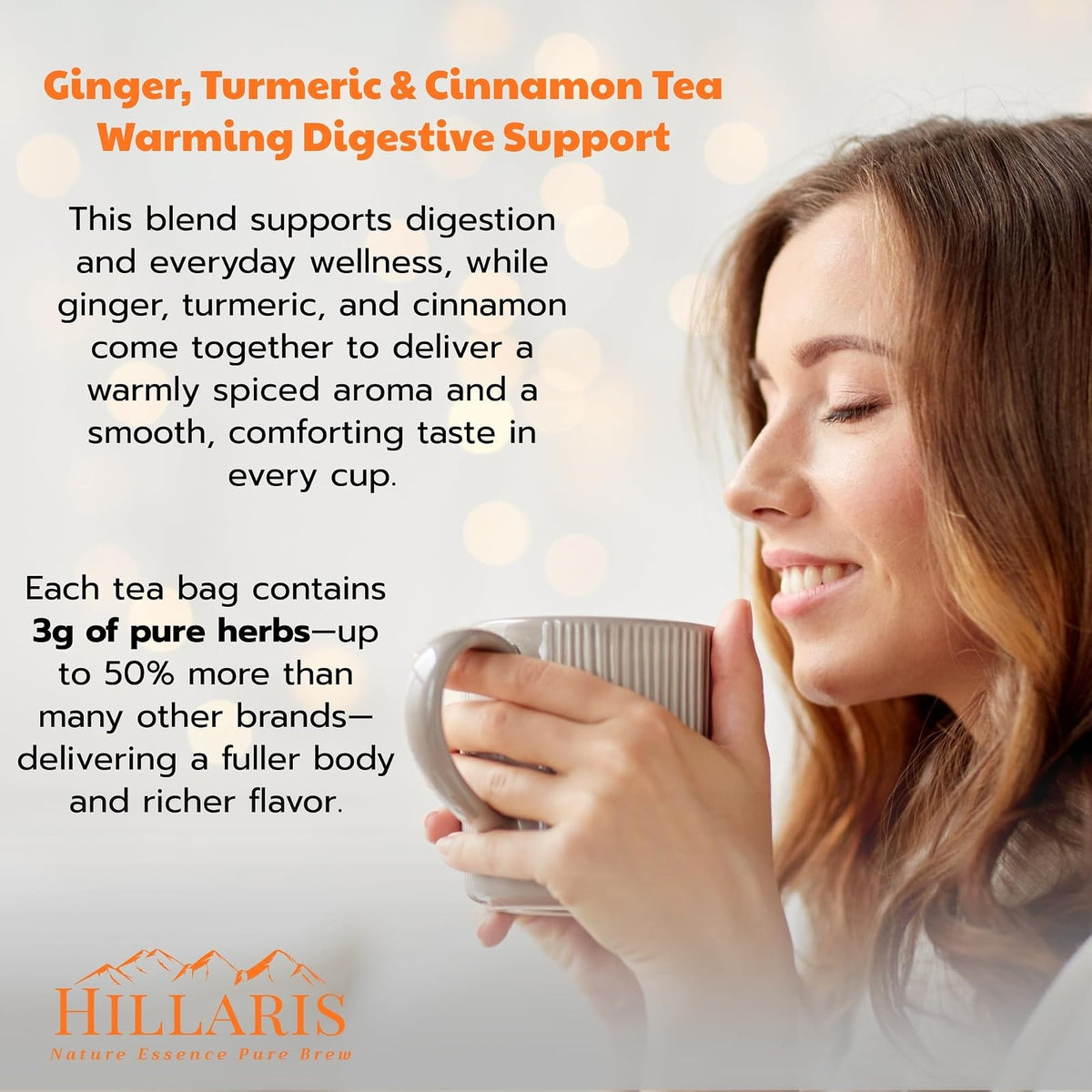 caffeine-free herbal ginger tea