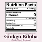 caffeine-free herbal ginkgo biloba tea