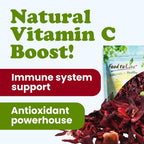caffeine-free herbal hibiscus infusion