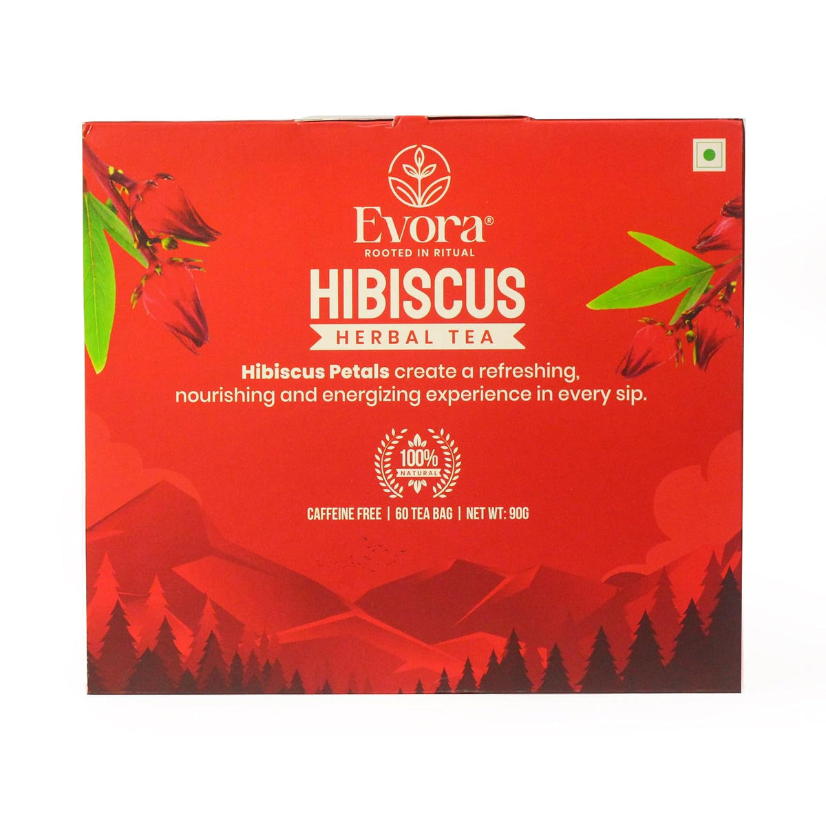 caffeine-free herbal hibiscus tea