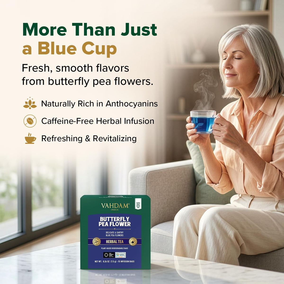 caffeine-free herbal infusion bags
