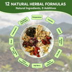 Caffeine-free herbal infusion blend