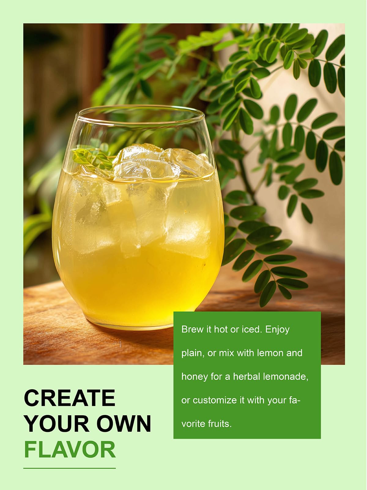 Caffeine-free herbal infusion for relaxation