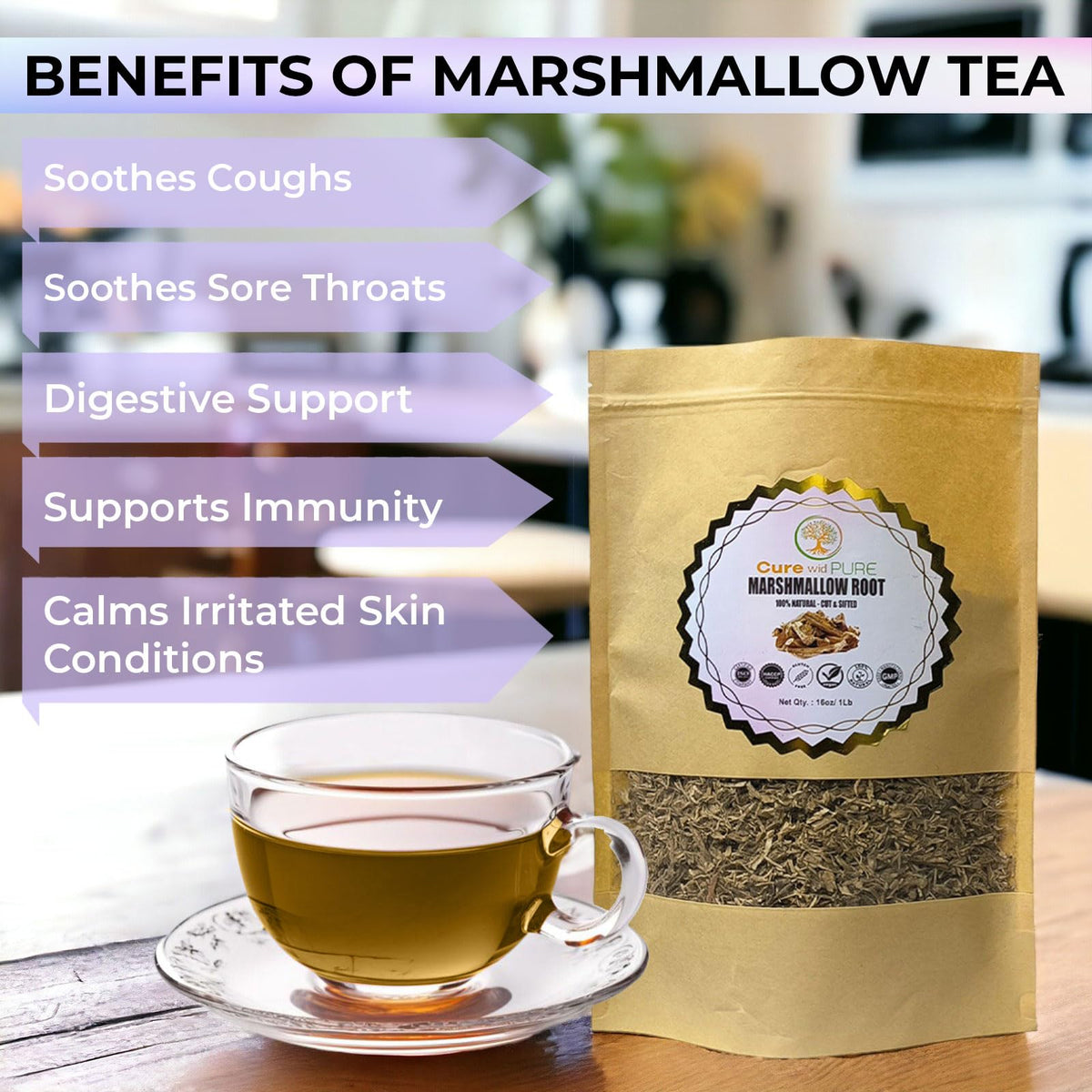 caffeine-free herbal infusion option