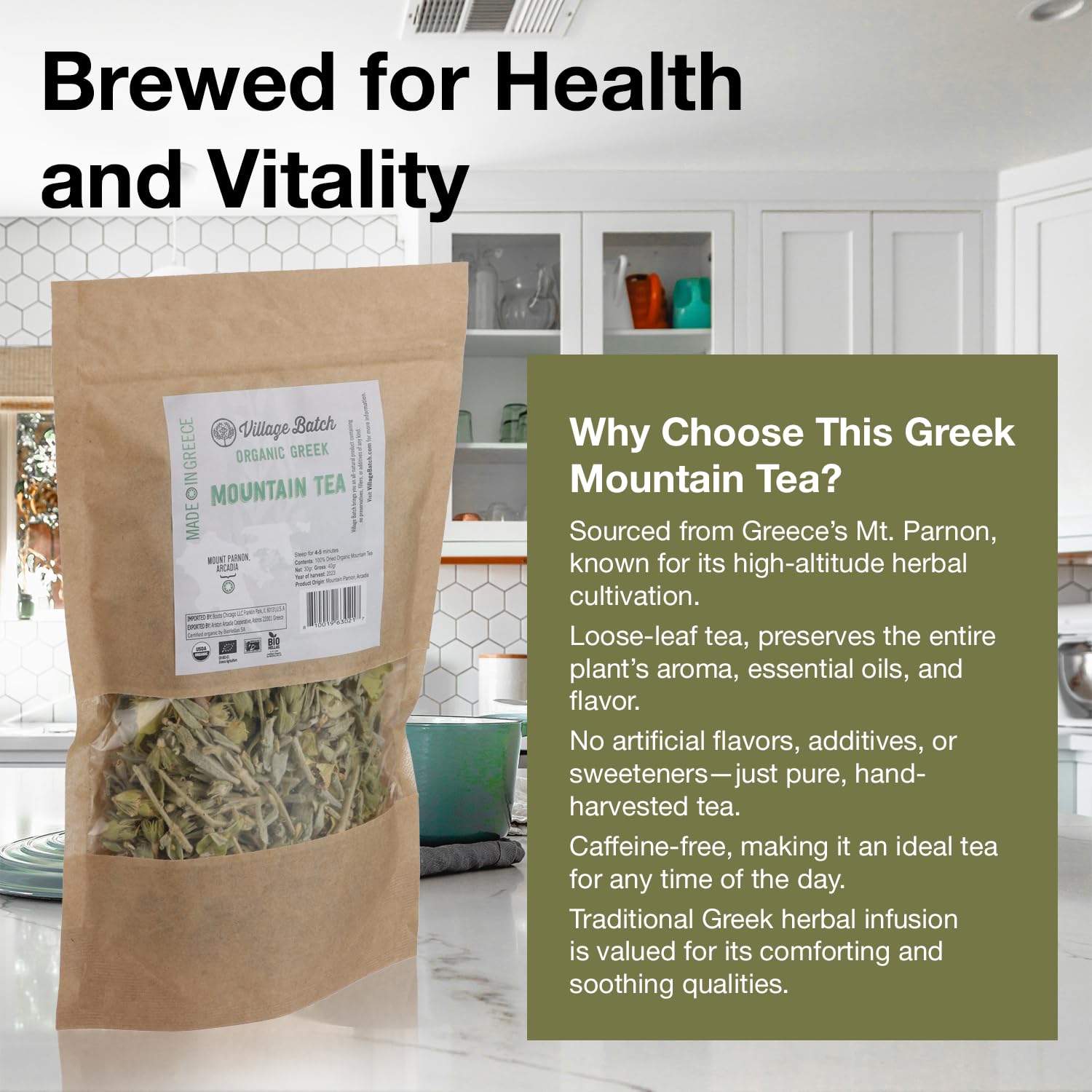 caffeine-free herbal infusion option