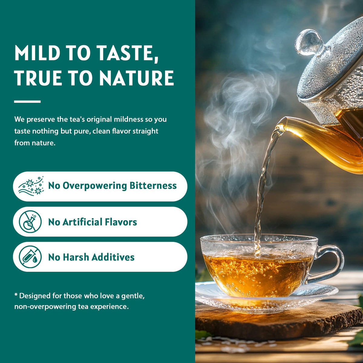 Caffeine-free herbal infusion option
