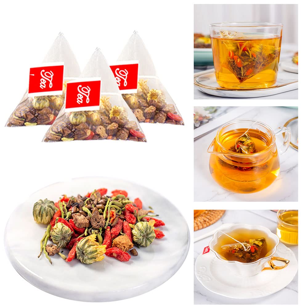 Caffeine-free herbal infusion tea bags