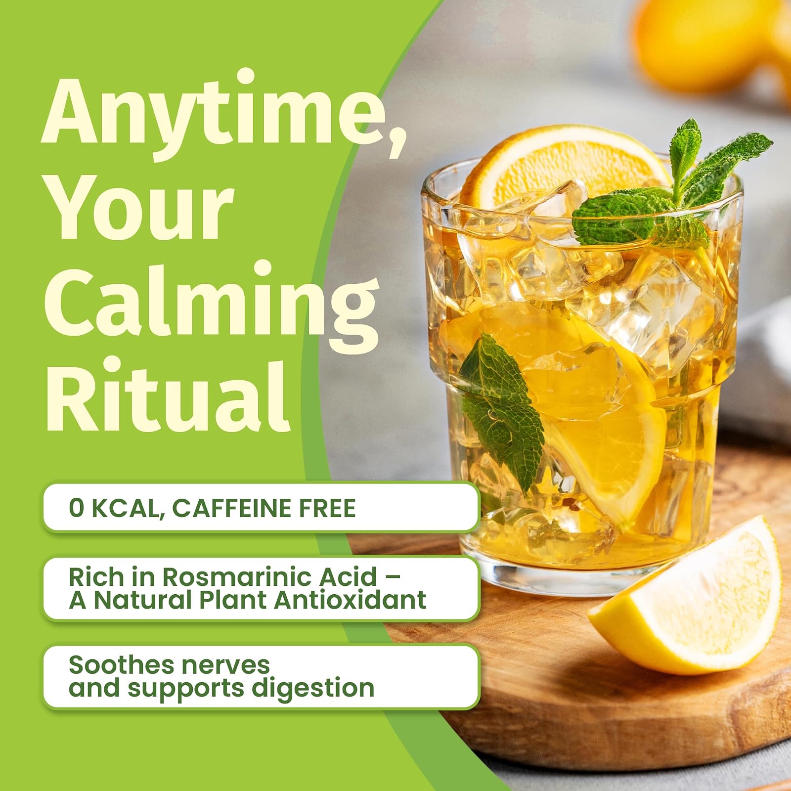 caffeine-free herbal infusion tea