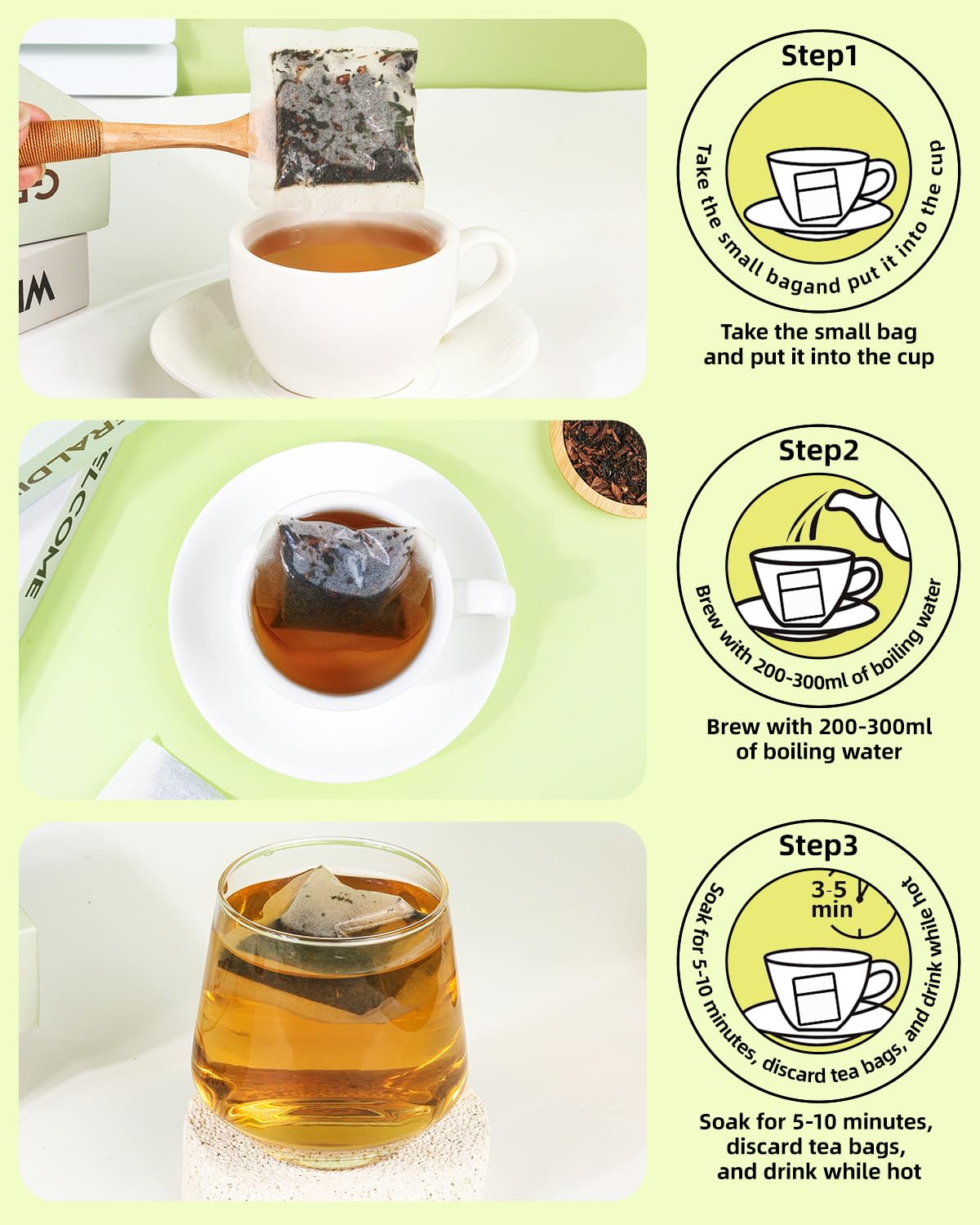 caffeine-free herbal infusion tea