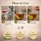 Caffeine-free herbal infusion