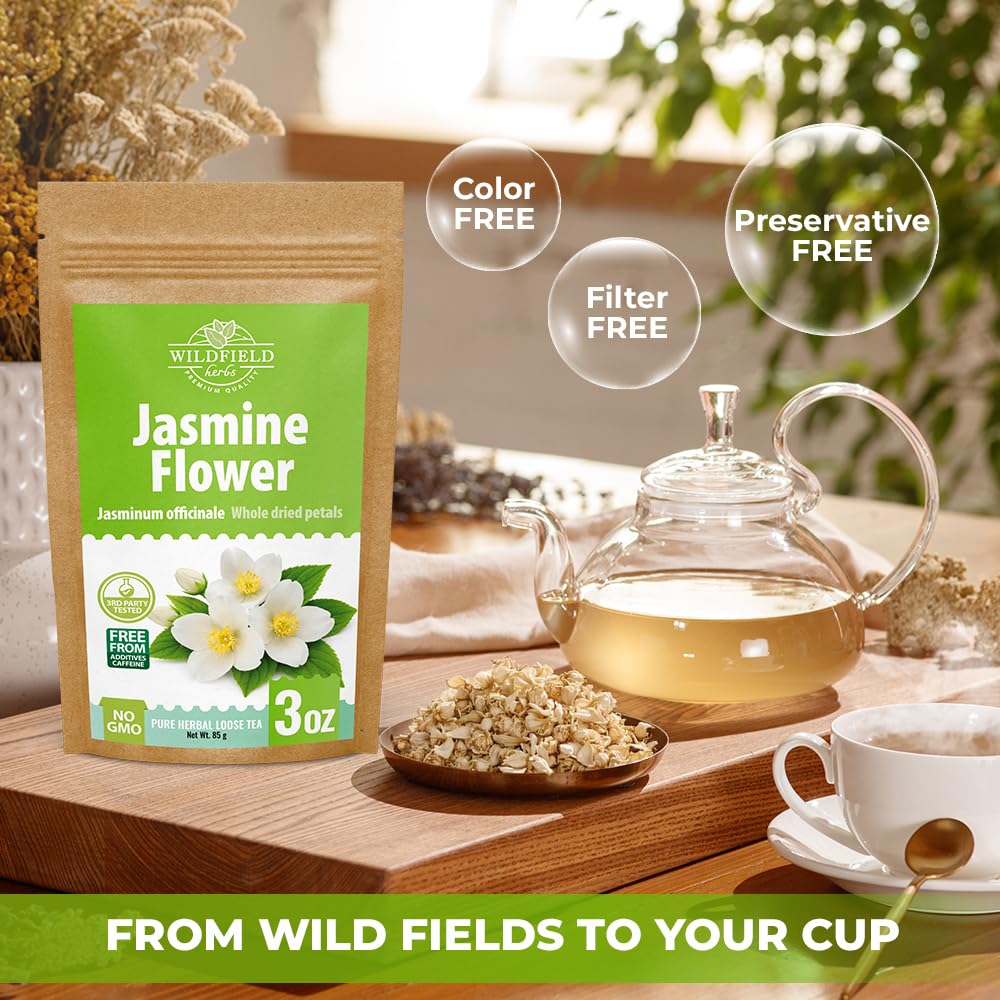 caffeine-free herbal jasmine infusion