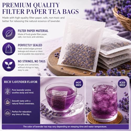 caffeine-free herbal lavender infusion