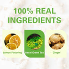 caffeine-free herbal lemon ginger tea