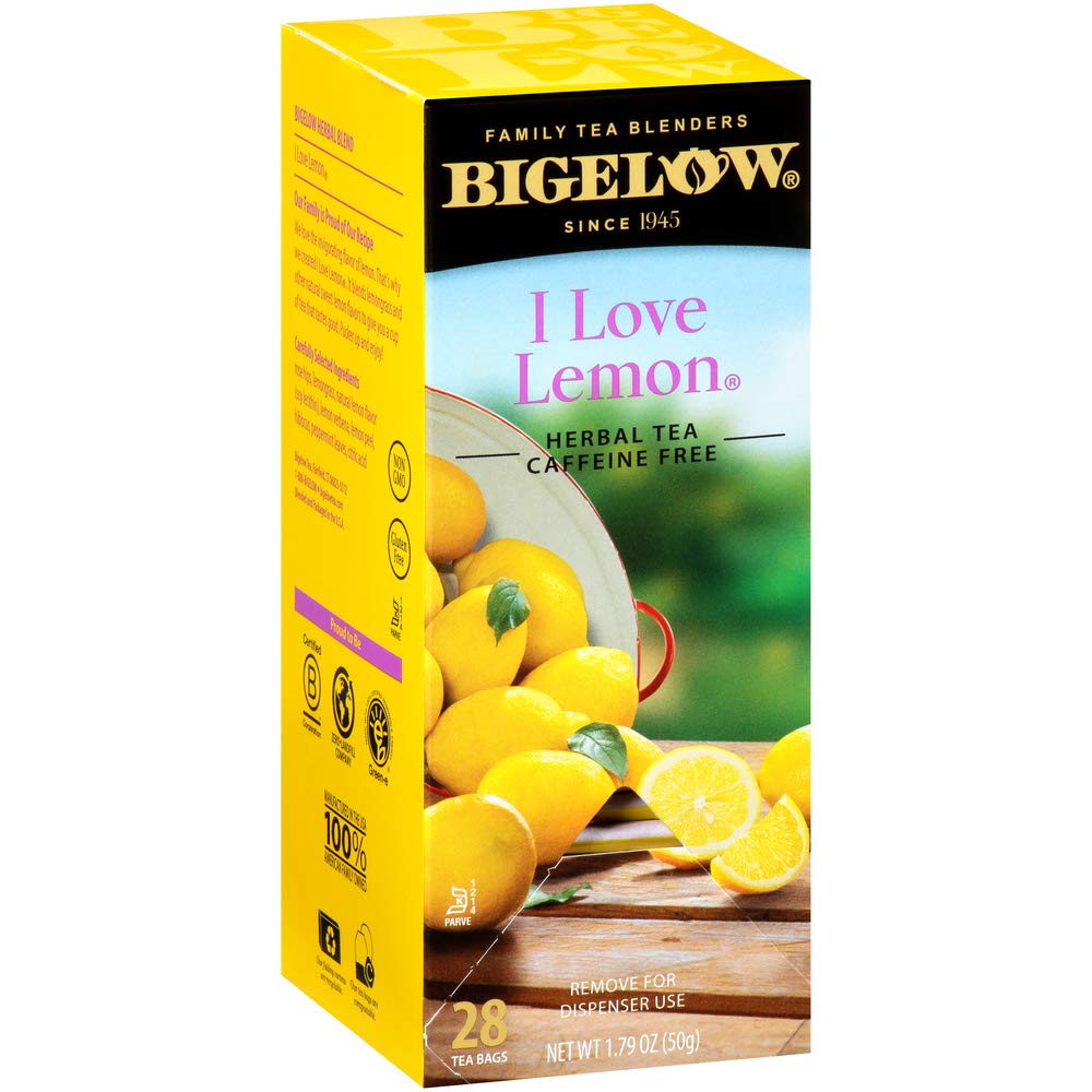 caffeine-free herbal lemon tea