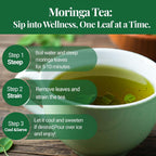 caffeine-free herbal Moringa beverage
