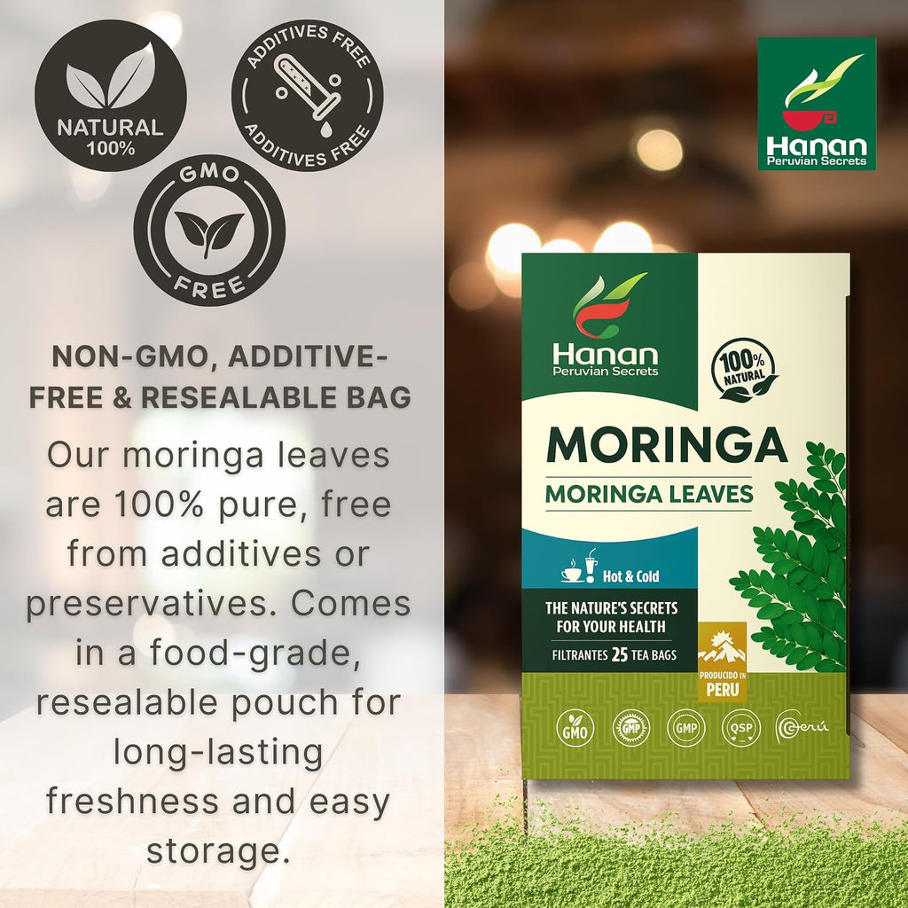 Caffeine-free herbal Moringa tea