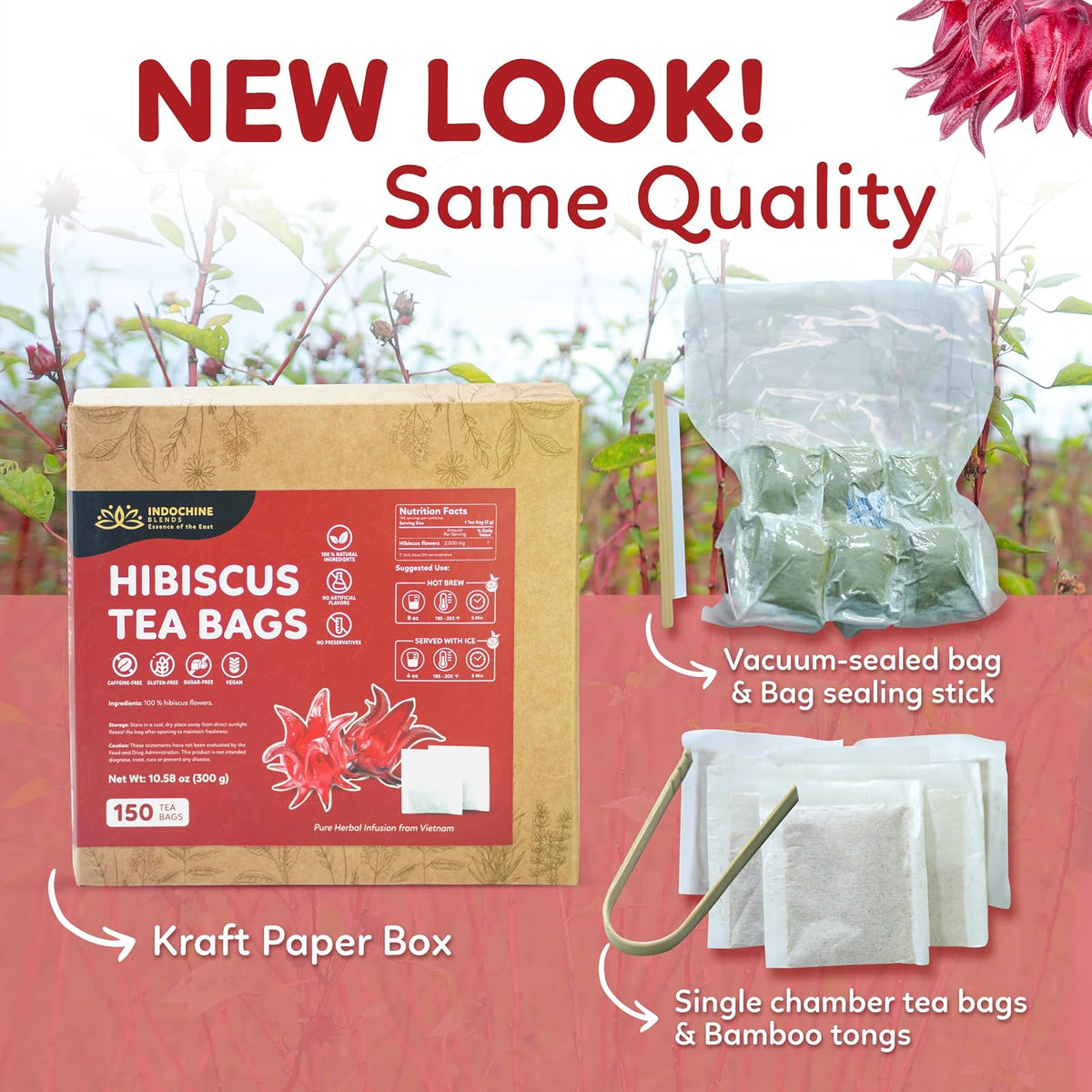 caffeine-free herbal tea bags