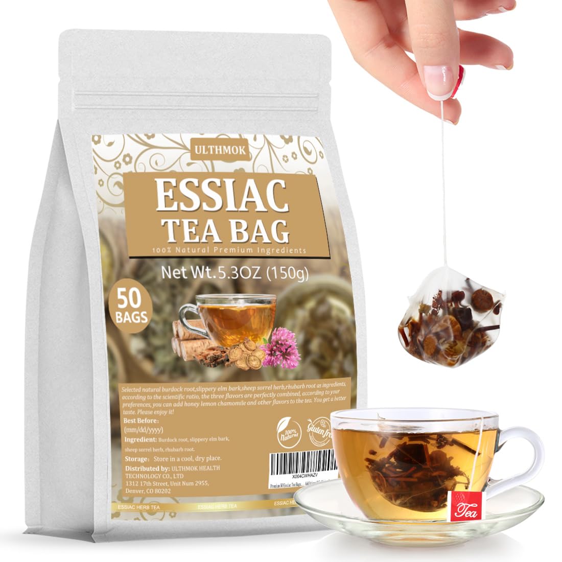 caffeine free herbal tea bags