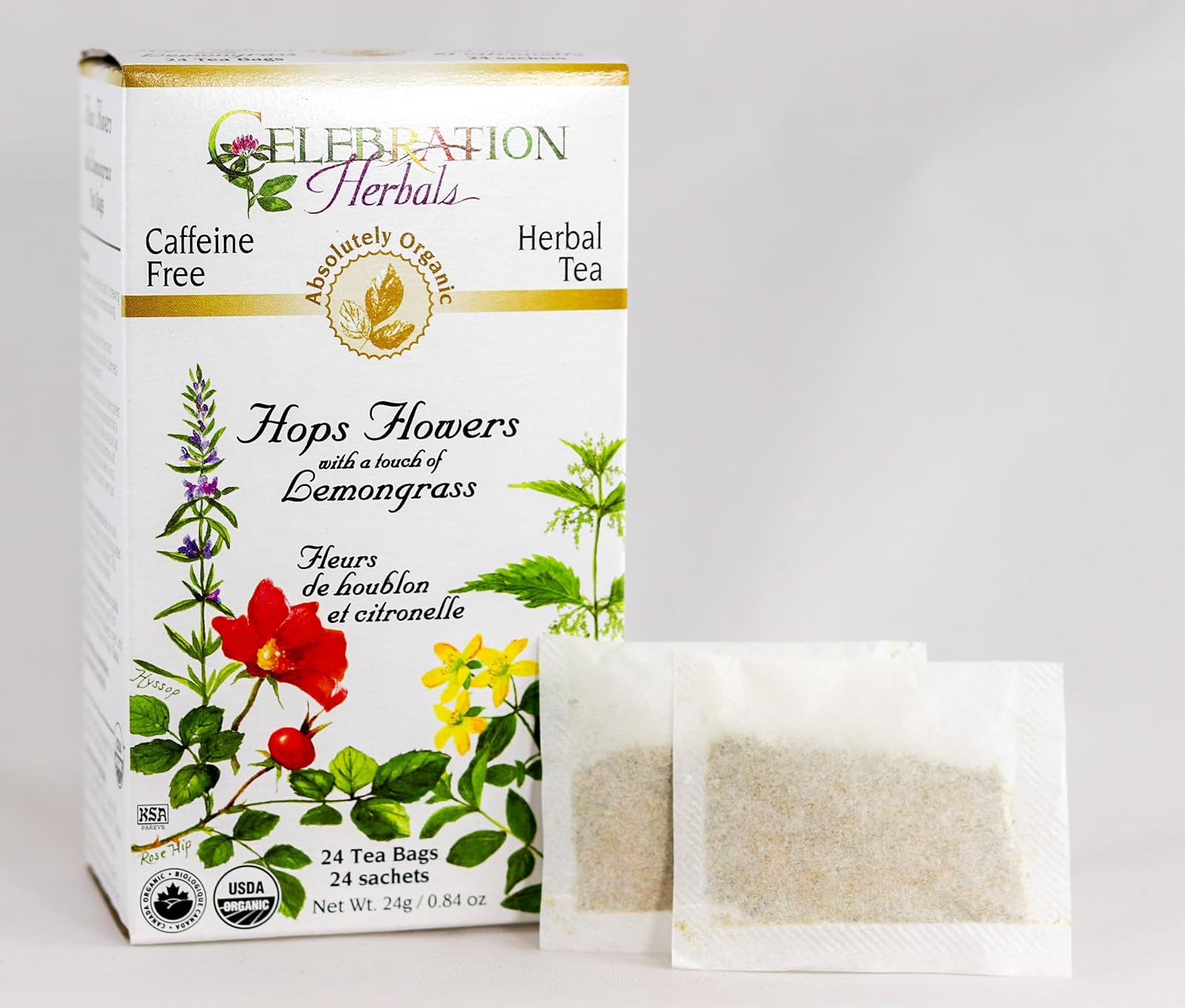 caffeine free herbal tea bags