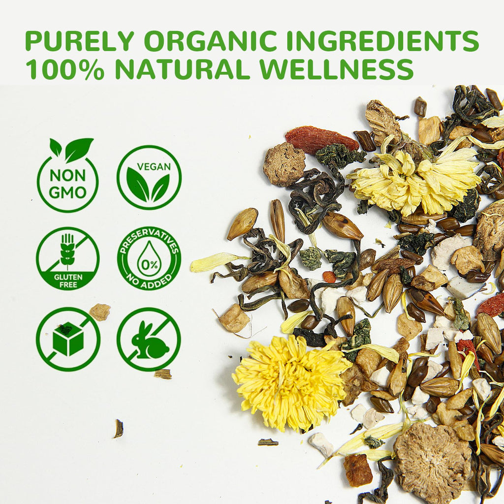 Caffeine-free herbal tea blend