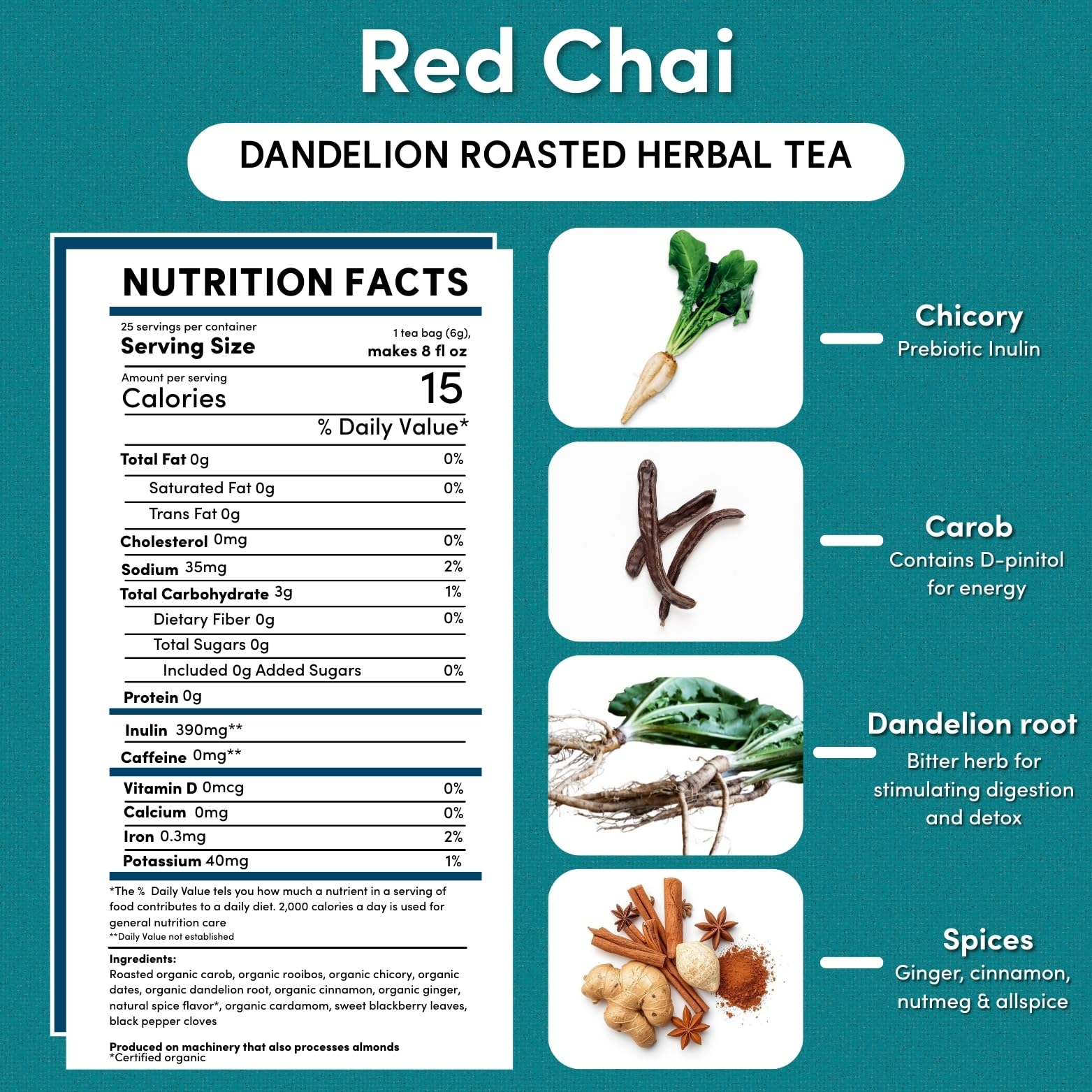 caffeine-free herbal tea blend