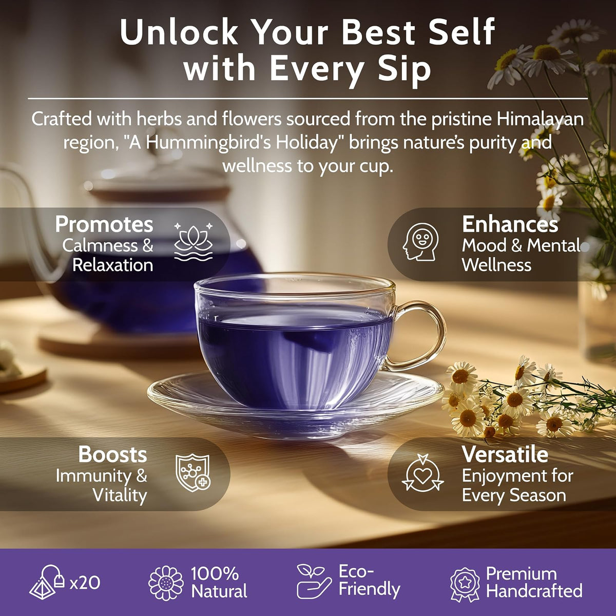 Caffeine-free herbal tea blend