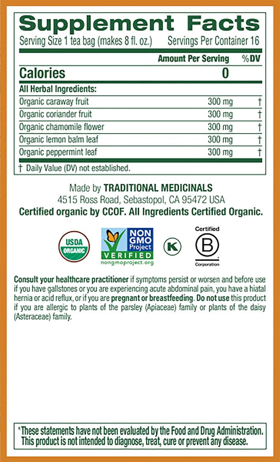 caffeine-free herbal tea blend