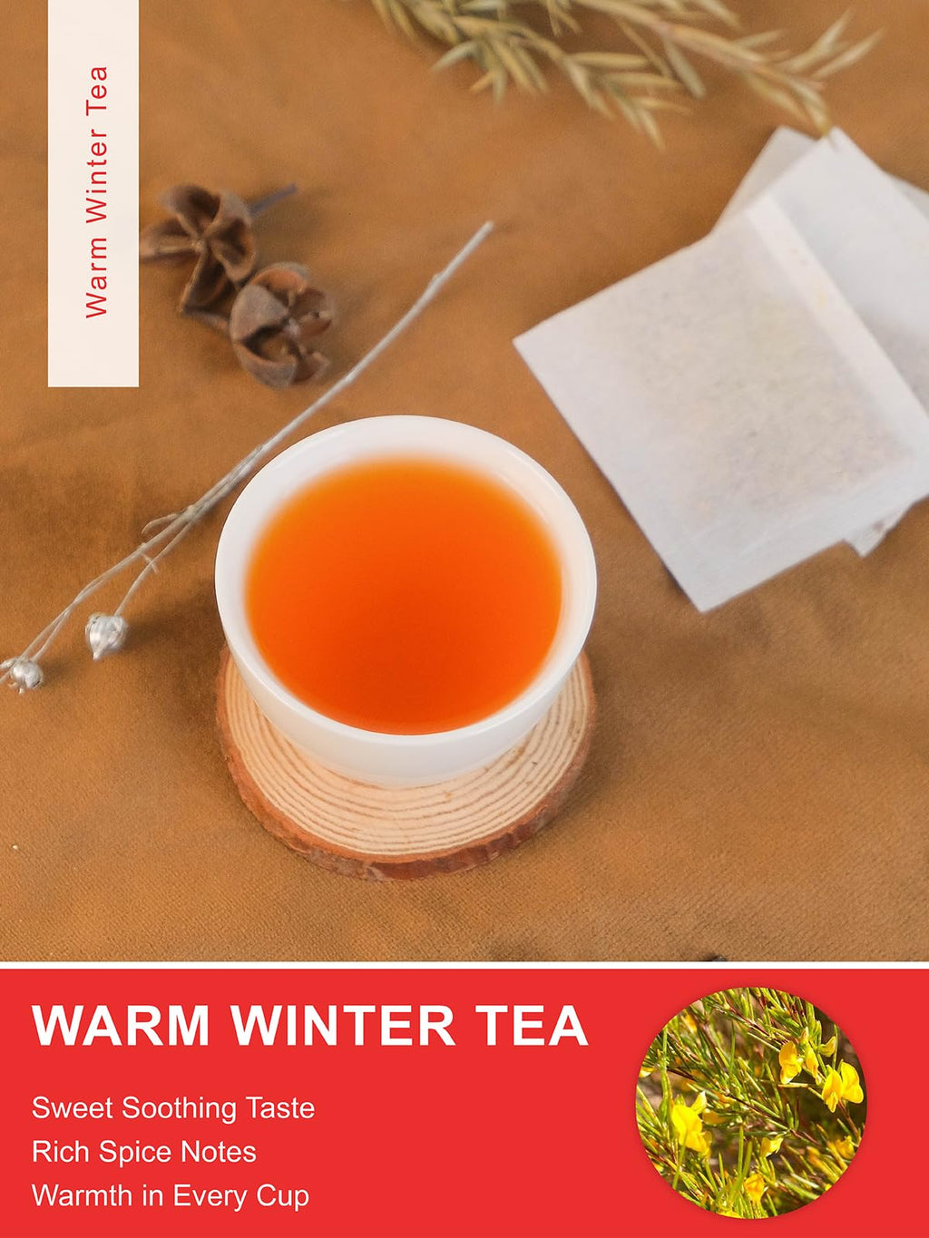 Caffeine free herbal tea blend