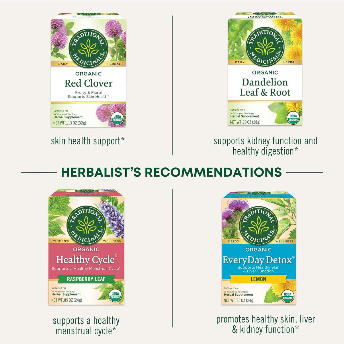 caffeine-free herbal tea blend
