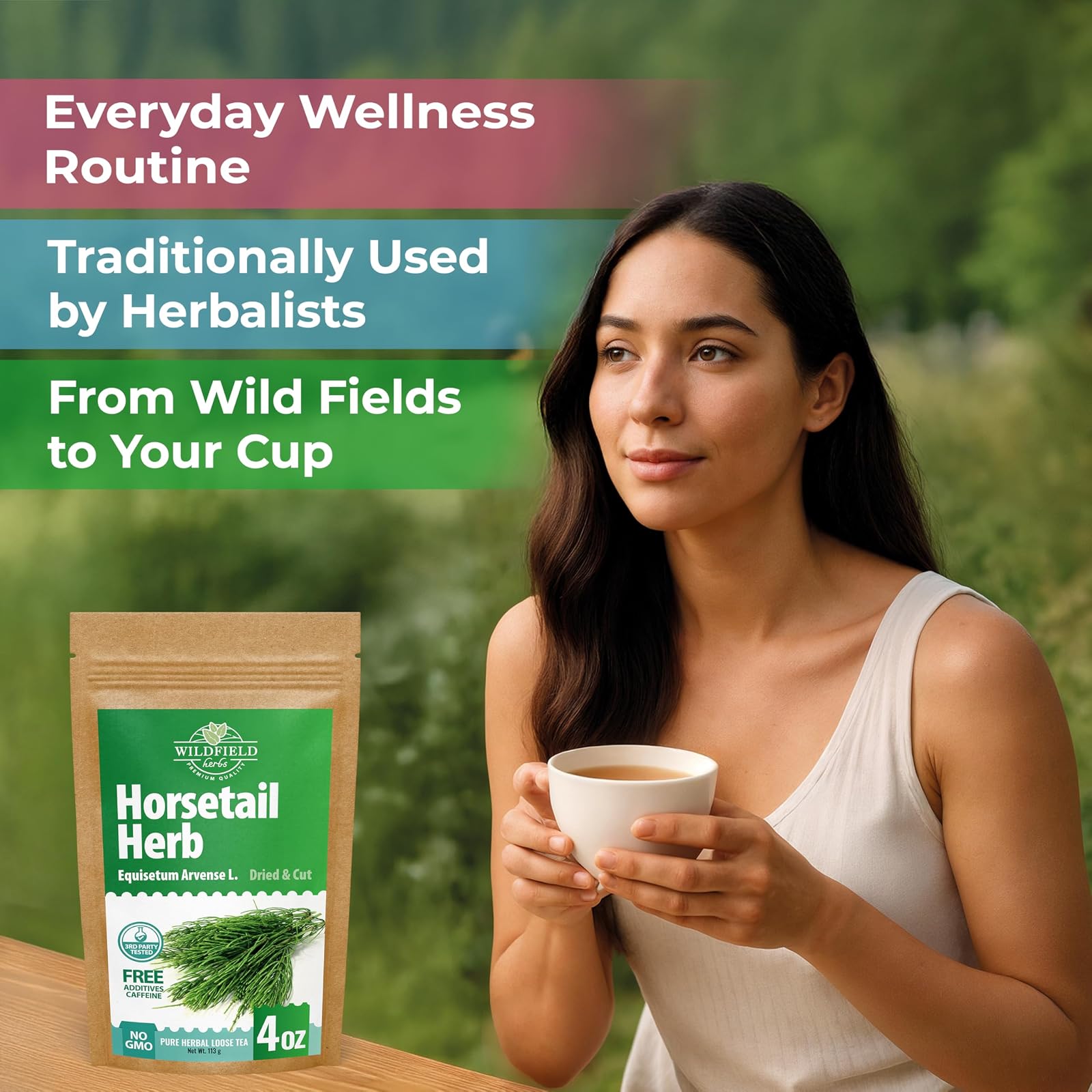 Caffeine-free herbal tea blend