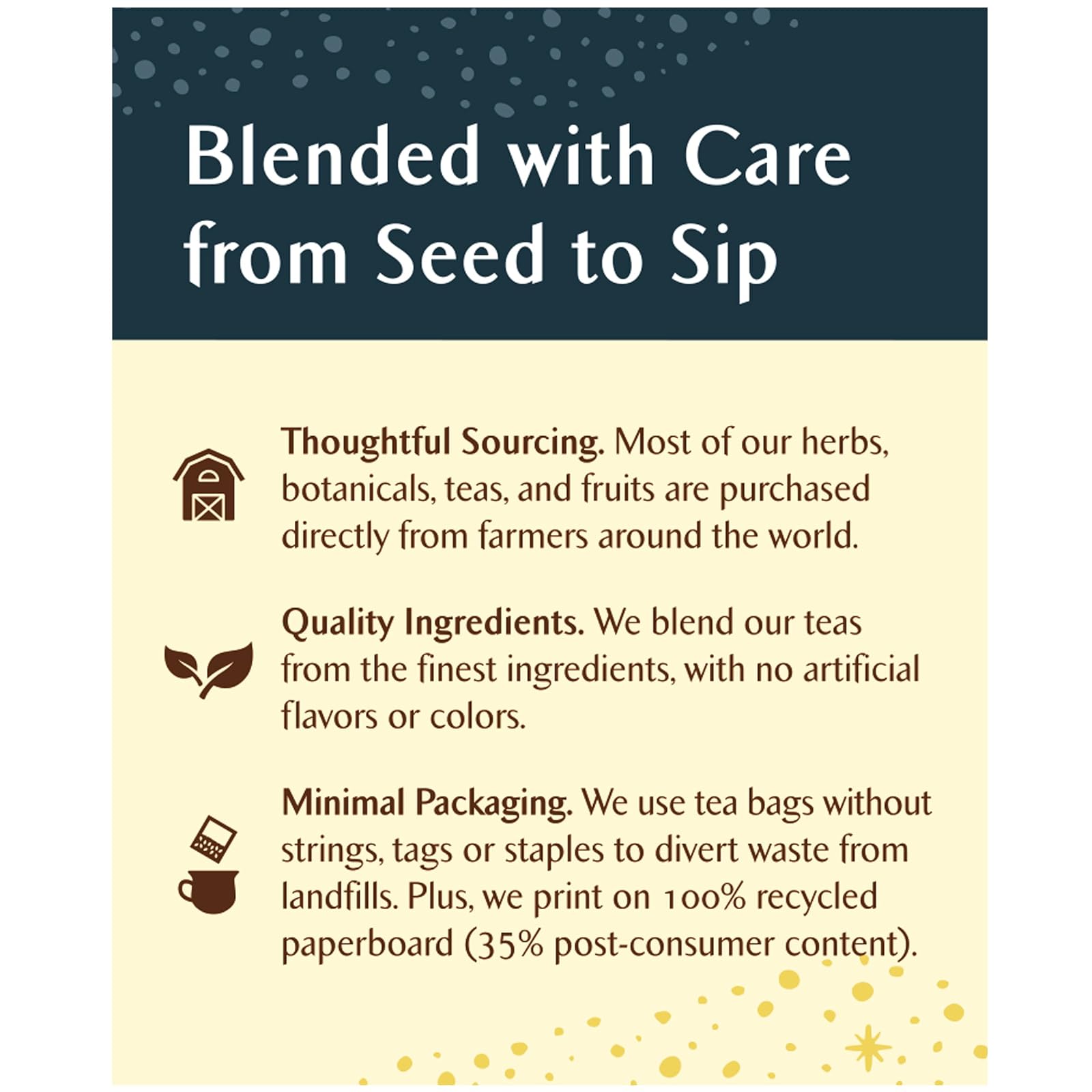 Caffeine-free herbal tea blend