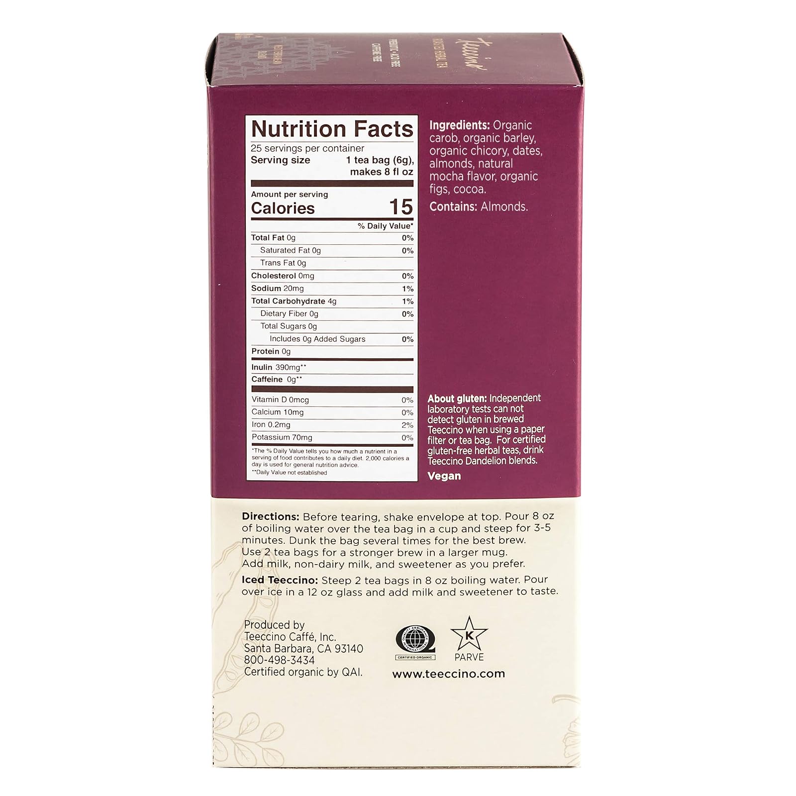 caffeine-free herbal tea blend