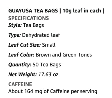 Caffeine-free herbal tea experience