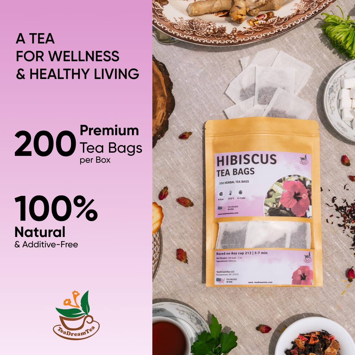 Caffeine-free herbal tea experience