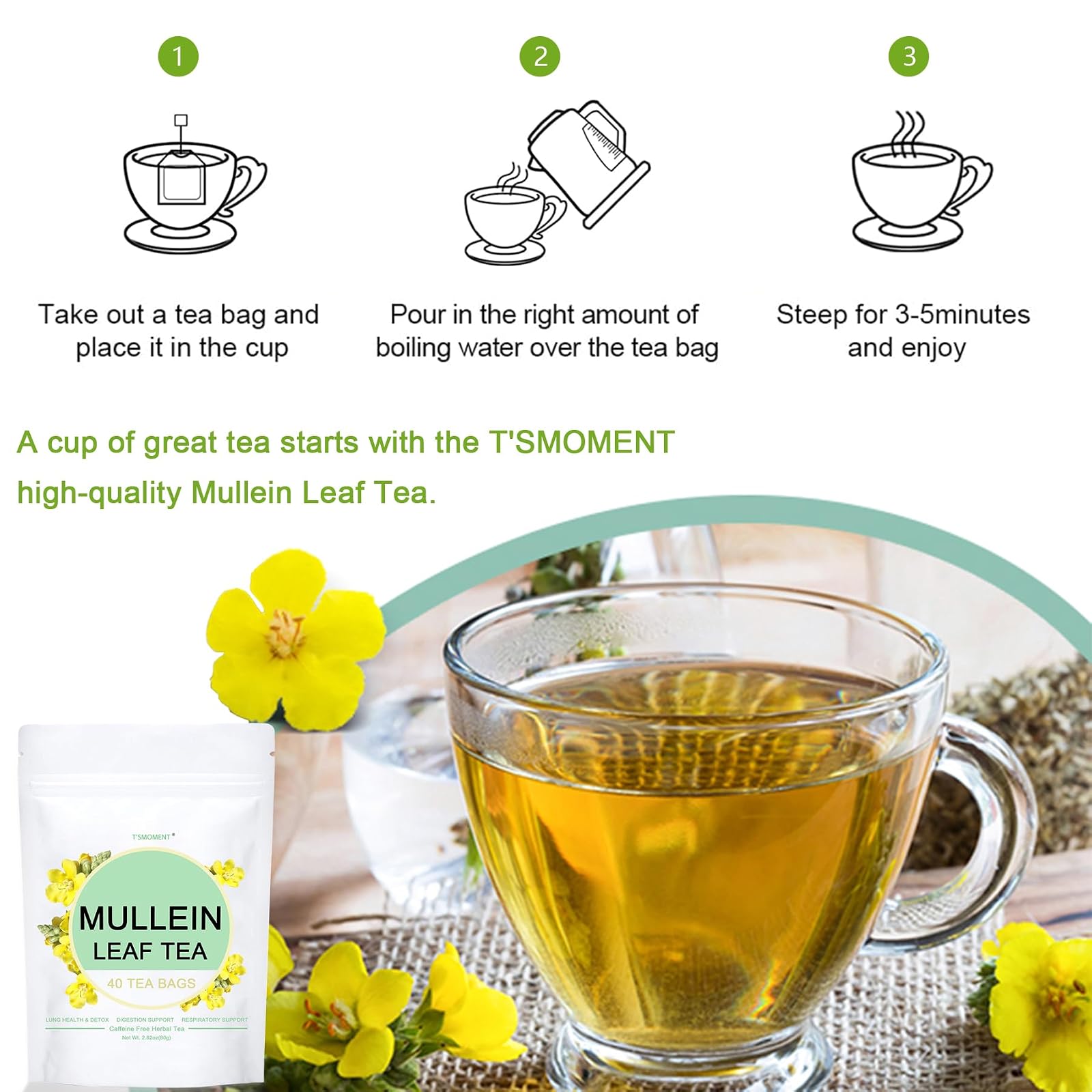 Caffeine free herbal tea for bedtime