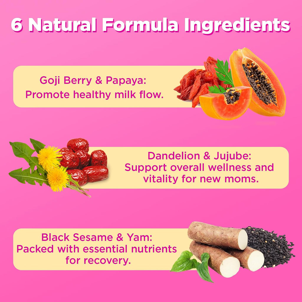 Caffeine-free herbal tea for breastfeeding