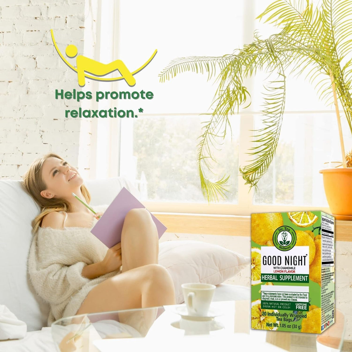 caffeine-free herbal tea for relaxation