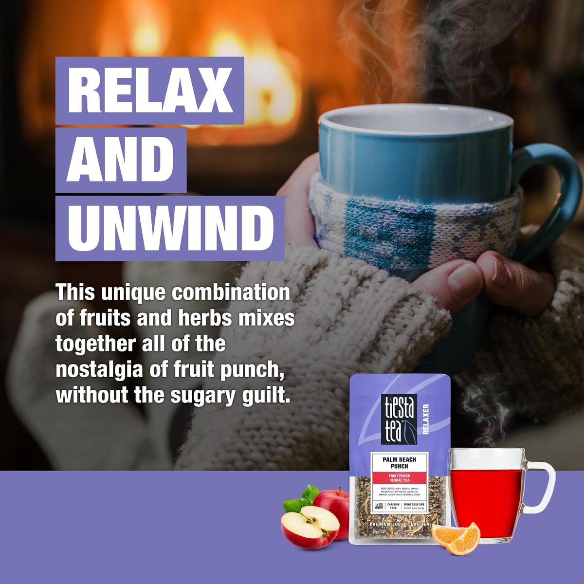 caffeine-free herbal tea for relaxation