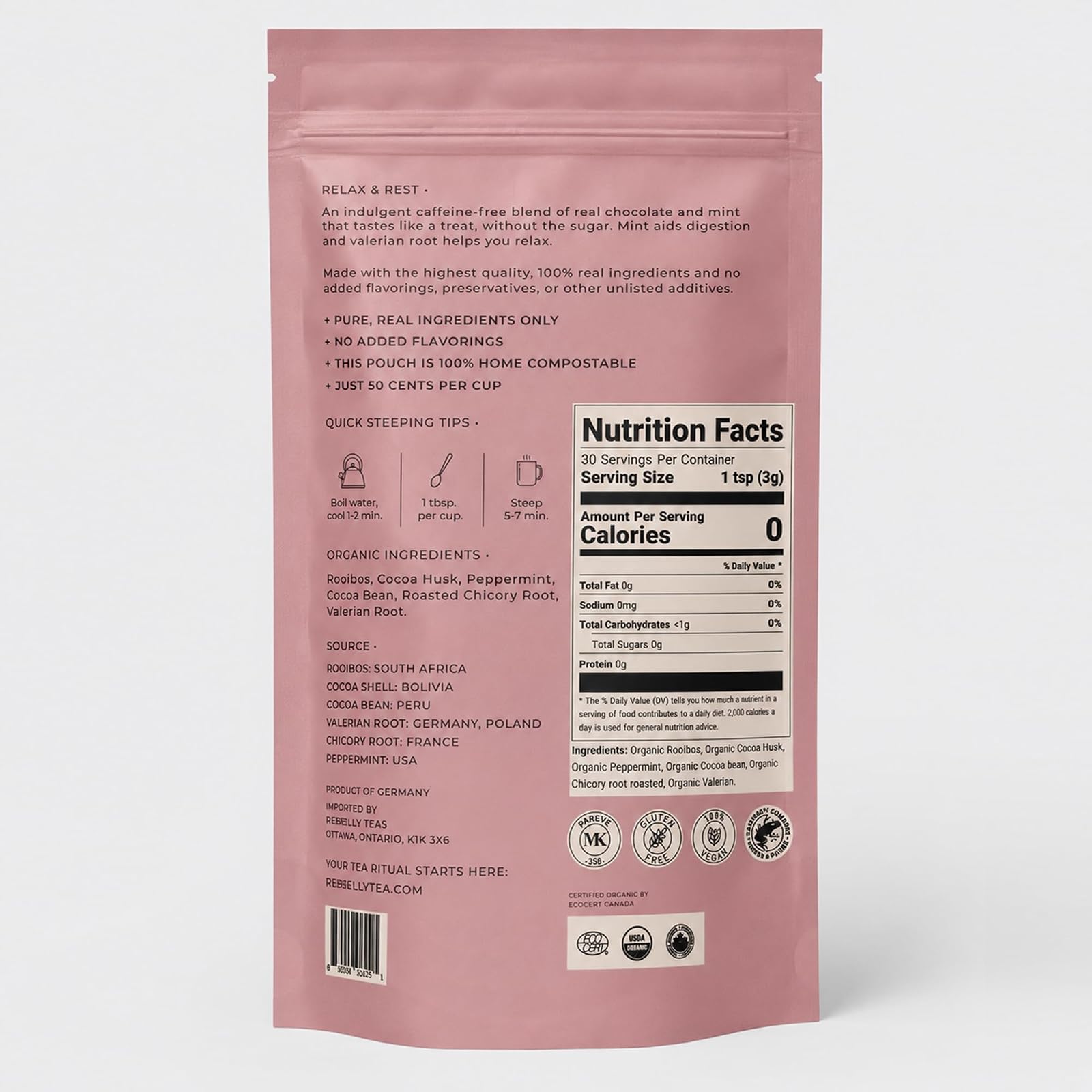 caffeine-free herbal tea for relaxation