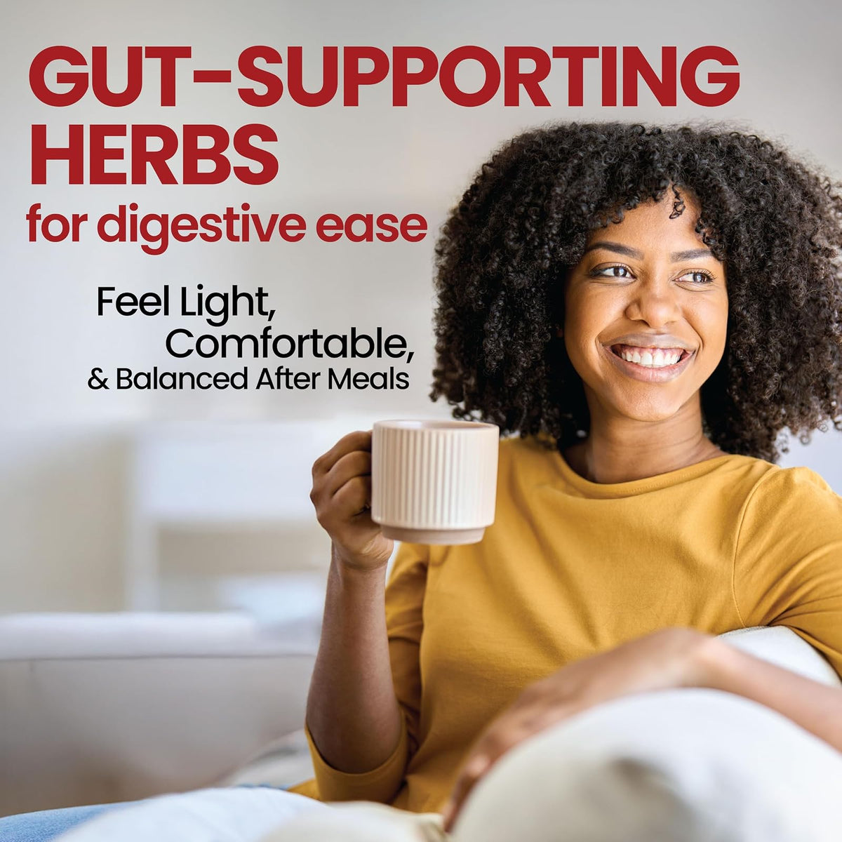 Caffeine-free herbal tea for relaxation
