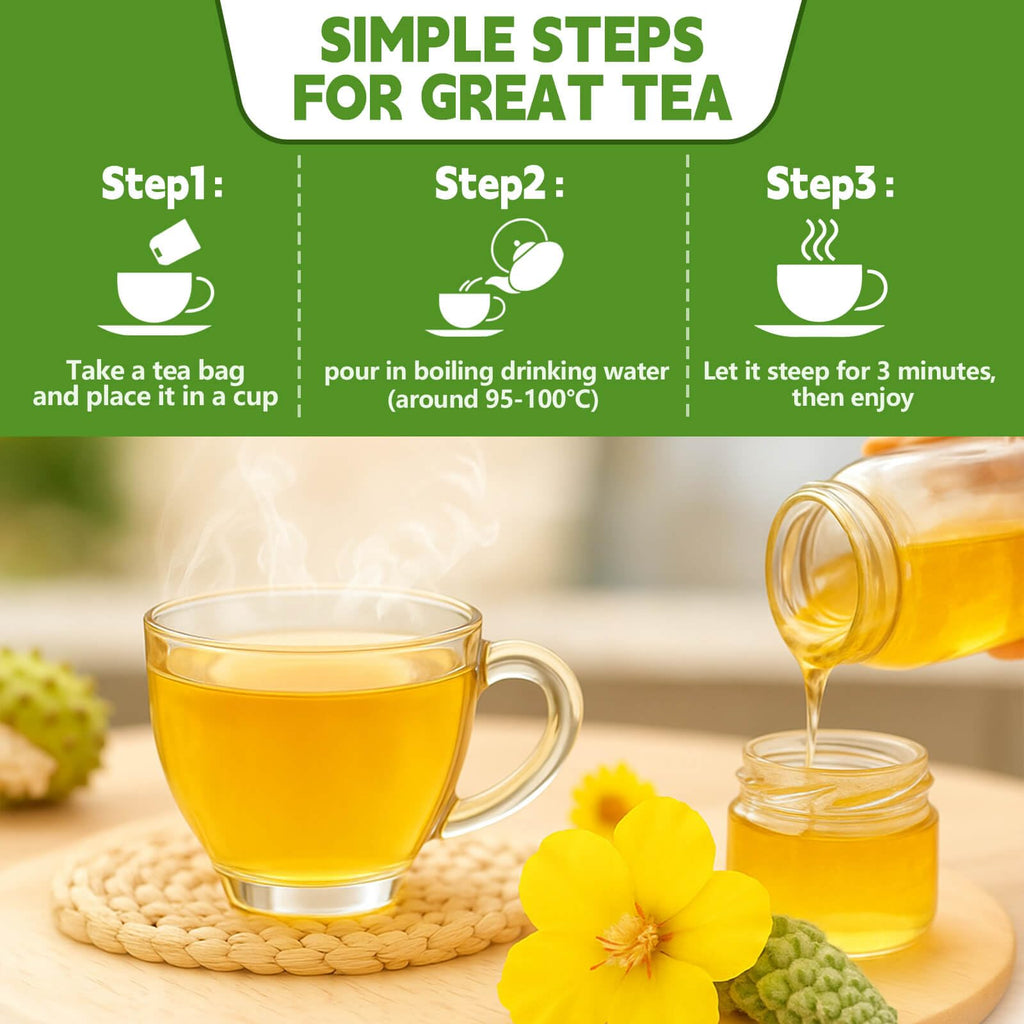 Caffeine-free herbal tea for relaxation
