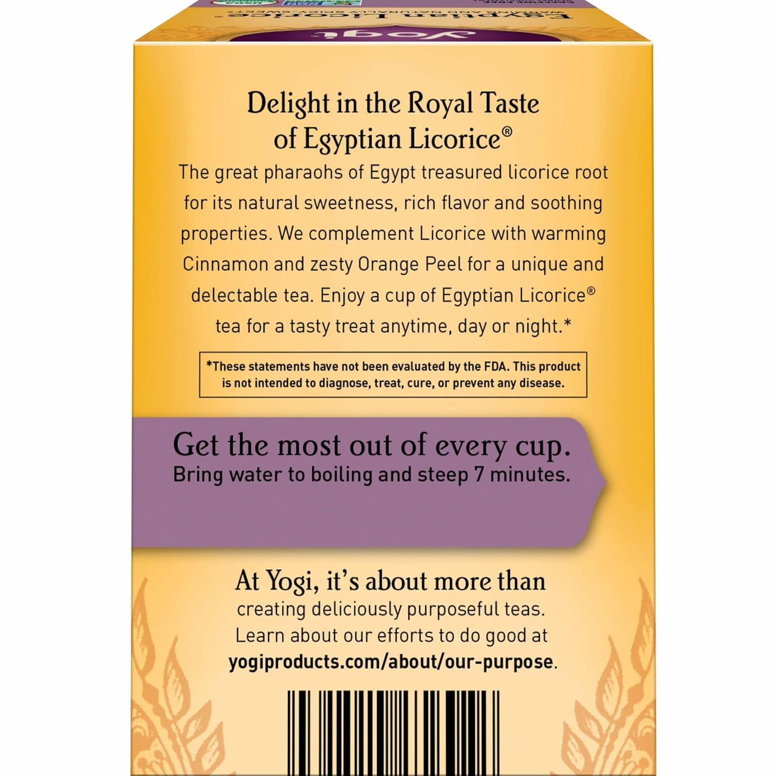 Caffeine-free herbal tea for soothing