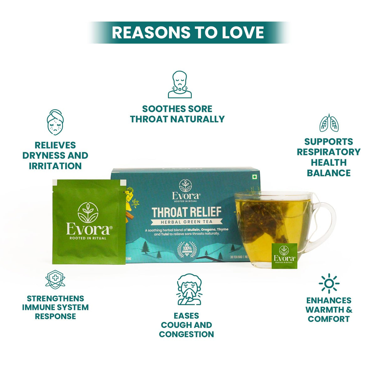 caffeine-free herbal tea for soothing