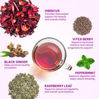 Caffeine-free herbal tea for women