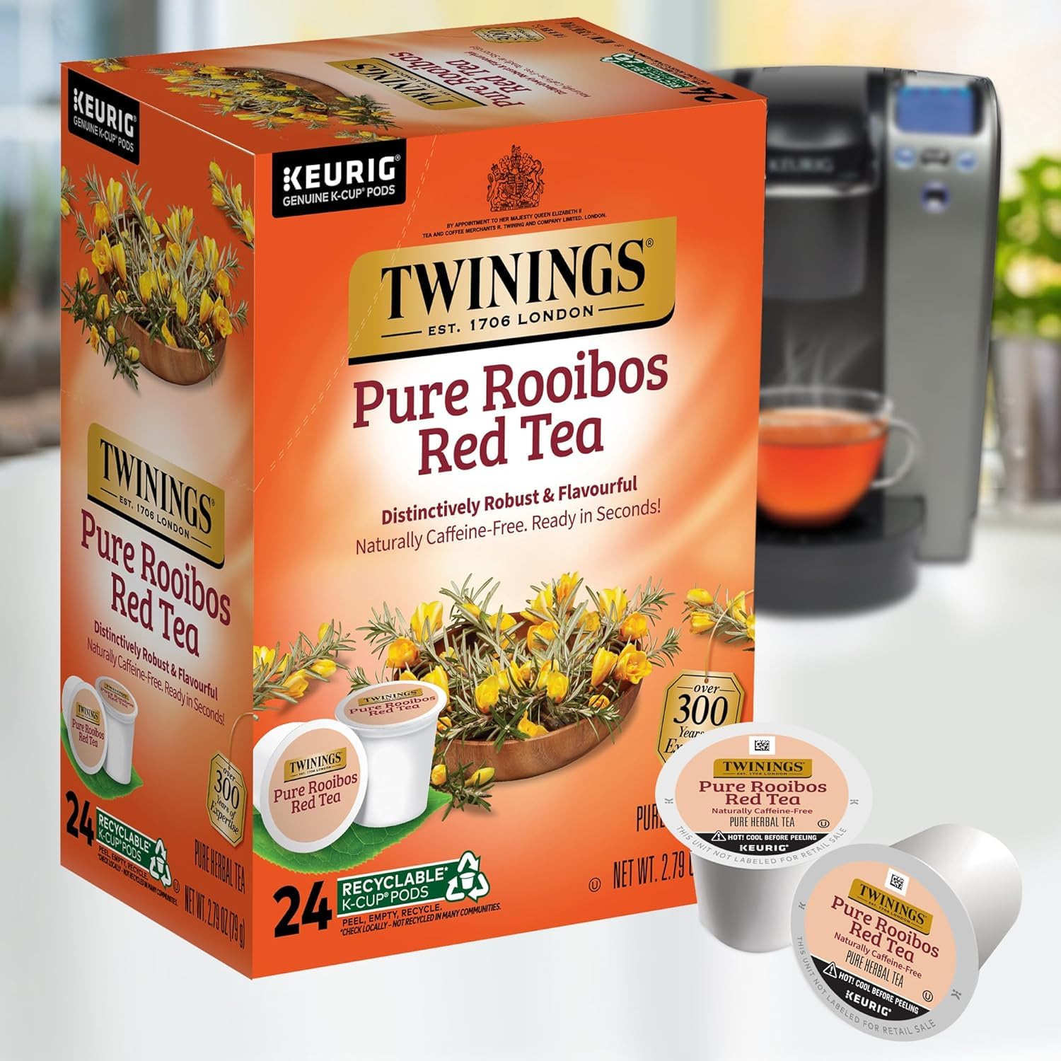 caffeine-free herbal tea option