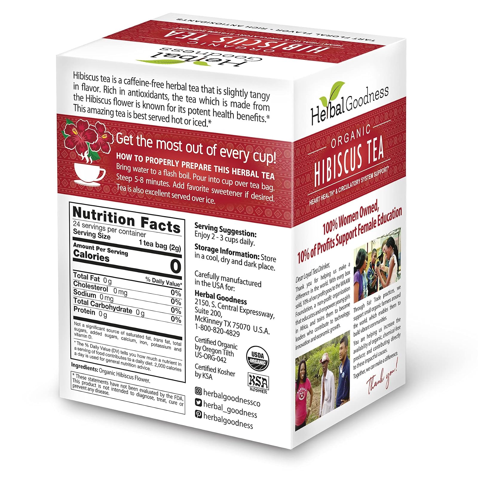 caffeine-free herbal tea option
